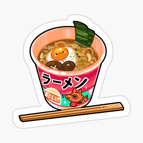Instant Ramen Stickers | Redbubble