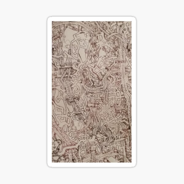 "Road Art" Sticker by Roadmapart | Redbubble