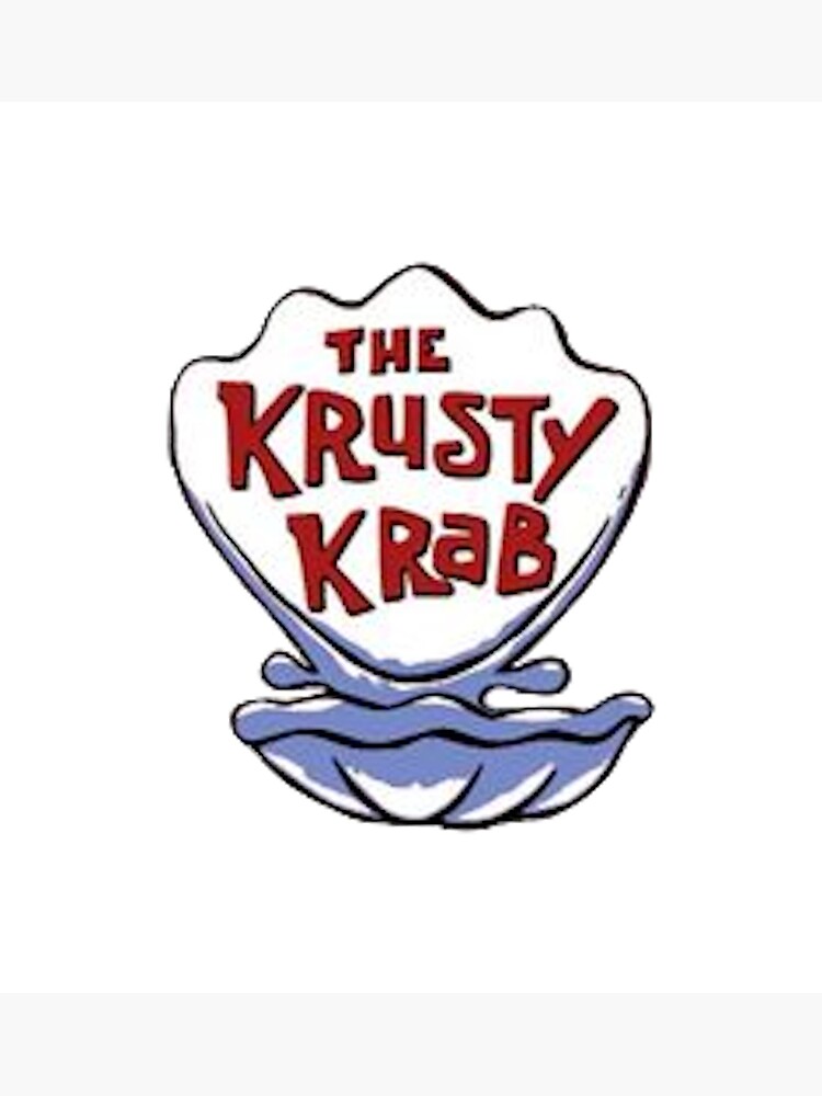 "Krusty Krab logo" Art Print by andi0521 | Redbubble