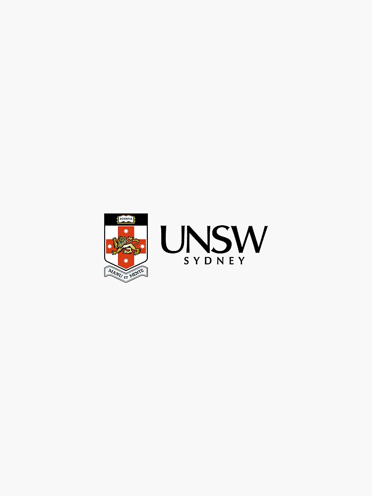 "UNSW Sydney Logo Sticker" Sticker for Sale by minimalistjack | Redbubble