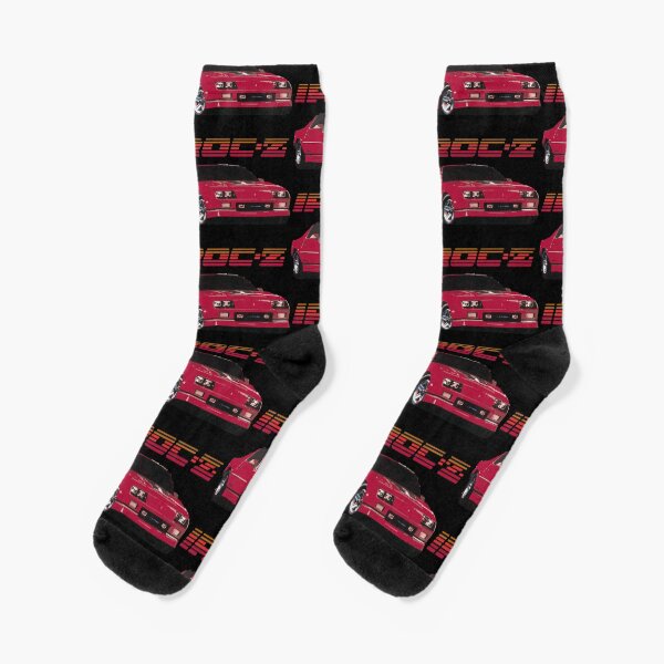"1980s Red Chevy Camaro IROC-Z Z28 " Socks for Sale by FromThe8Tees ...