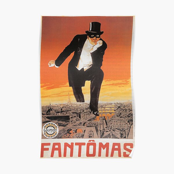 "Fantomas - vintage french horror/crime/noir/detective silent film ...