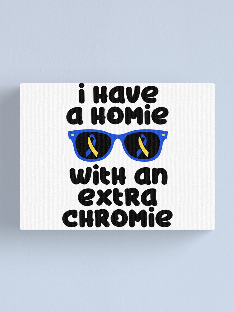Lienzo «Conciencia del síndrome de Down, homie extra chromie, único ...