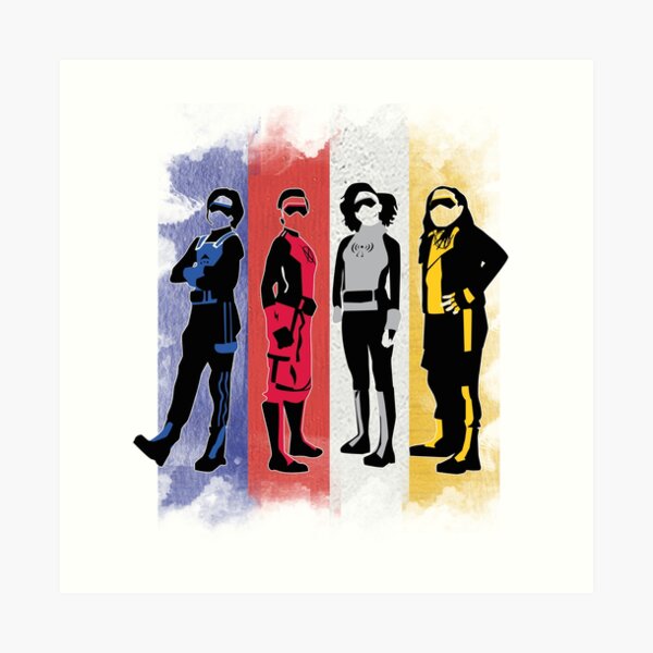 "Danger Force Squad" Art Print for Sale by Linneke | Redbubble