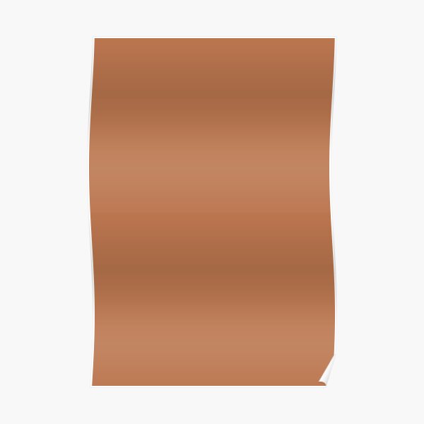 "Sun Bathed Skin Tone Solid Color" Poster for Sale by Dator | Redbubble