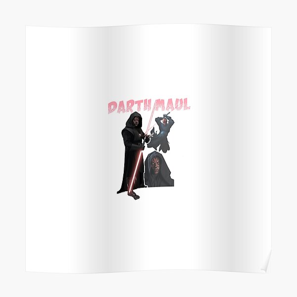 "Darth Maul Album Cover" Poster by pearlyventricle | Redbubble