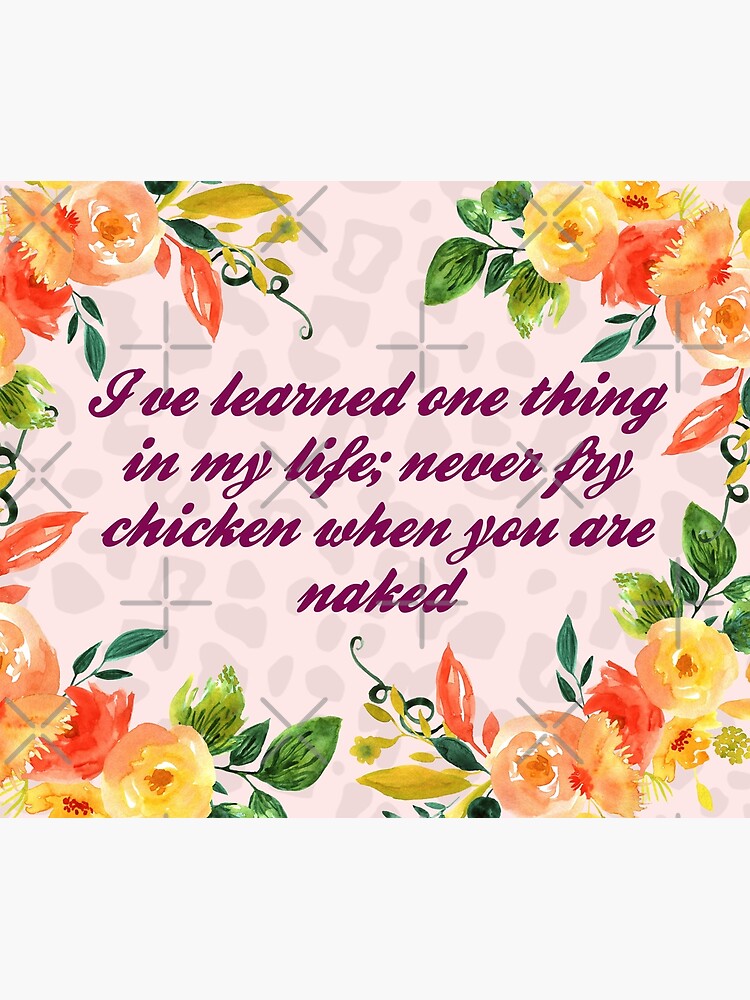 Póster «Designing Women TV Show Sitcom Cita de Charlene Fried Chicken ...