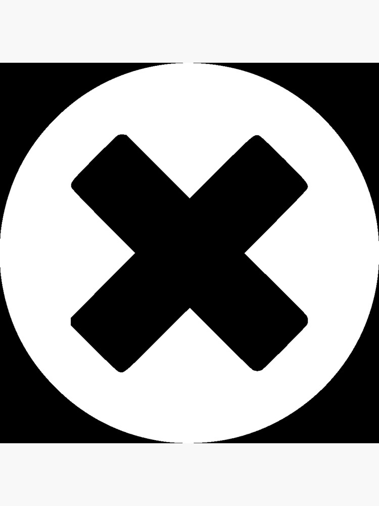 "Hazardous Cross Symbol" Poster for Sale by Spartawolf | Redbubble