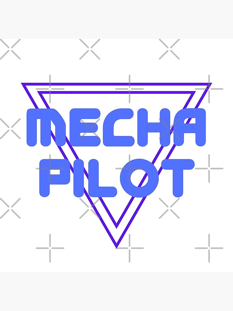 "Mecha Pilot" Poster by DWaffleDesigns | Redbubble
