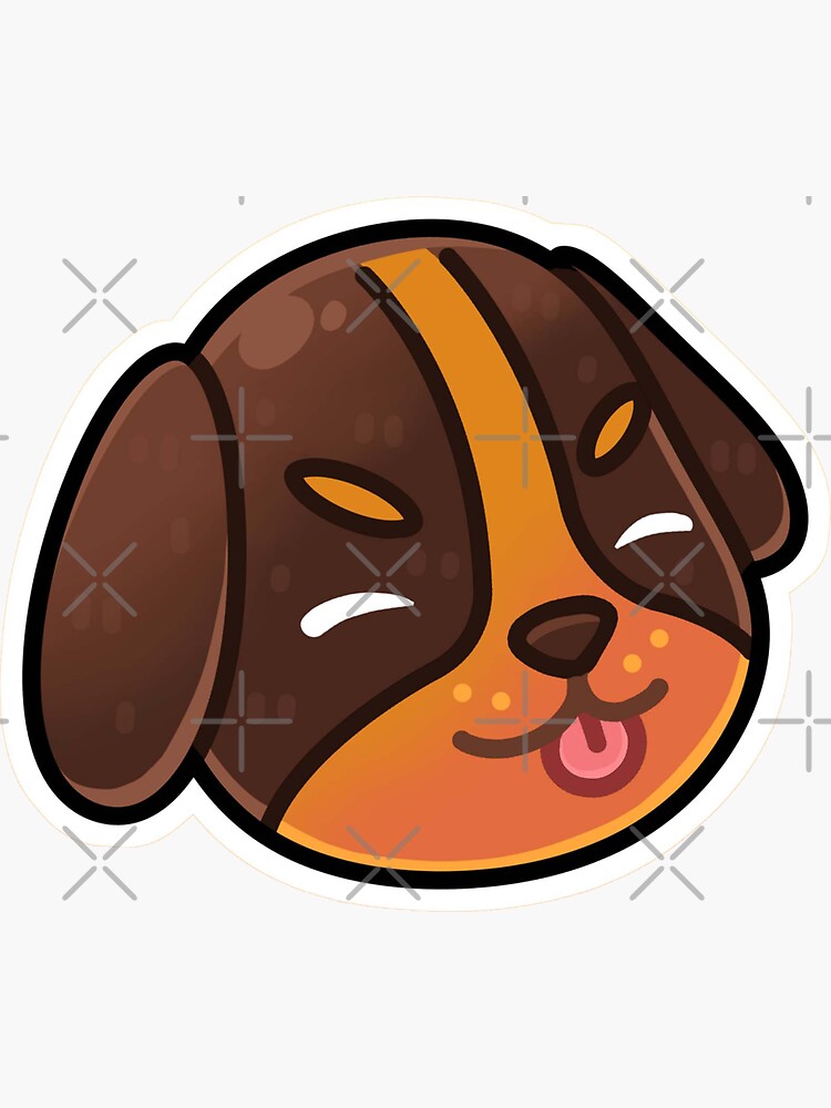 "ACNH Butch Sticker" Sticker for Sale by ViwitchedArt | Redbubble
