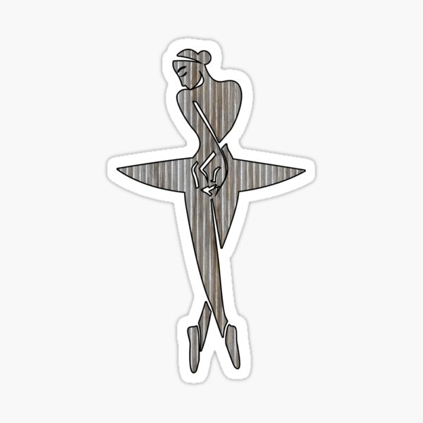 "Dancing Girl" Sticker by Sudip100 | Redbubble