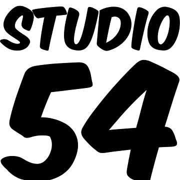 "STUDIO 54" Stickerundefined by Dilo91 | Redbubble