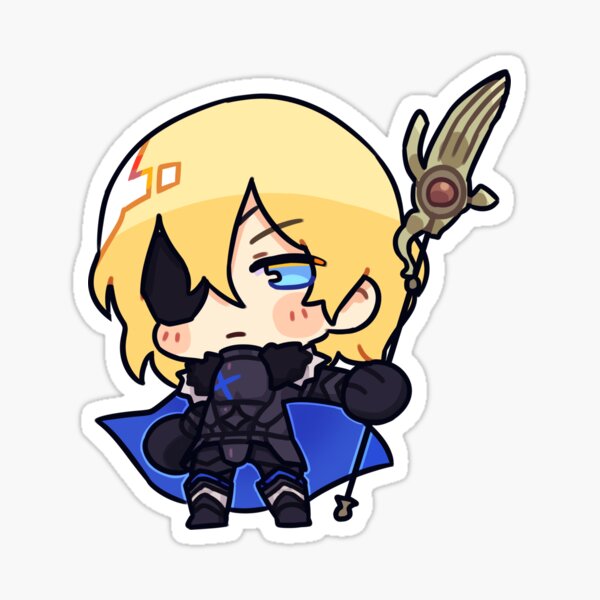 "Feral Timeskip Chibi Dimitri" Sticker for Sale by Meilima | Redbubble