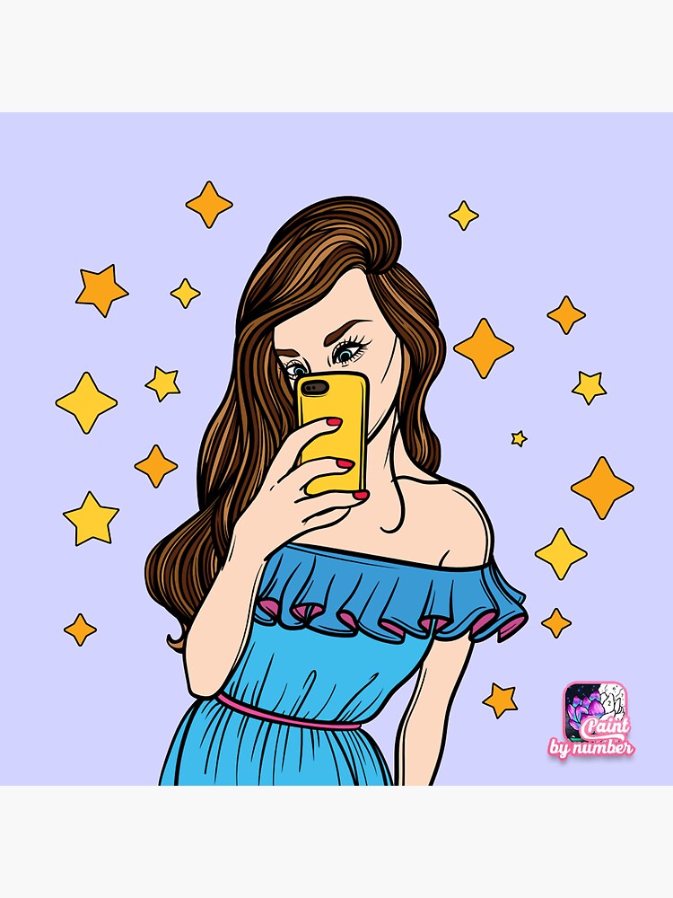 "My selfy" Sticker for Sale by Rakhimahant | Redbubble