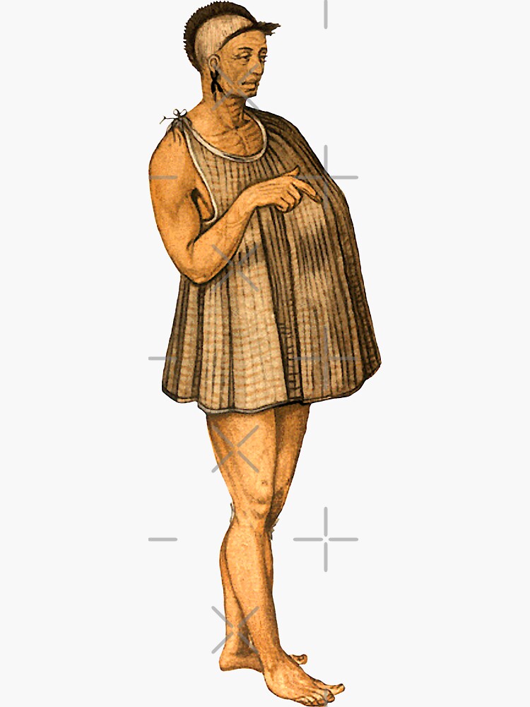 "Native Americans Algonkin Priest" Sticker for Sale by alexvas | Redbubble