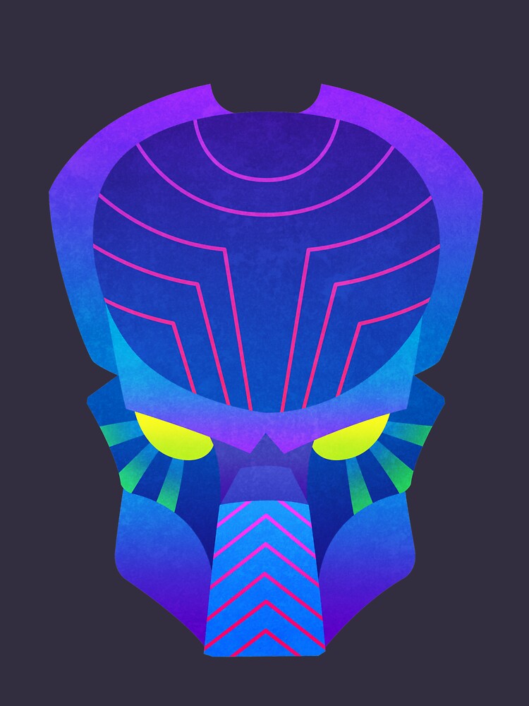 "Neon Predator" T-shirt for Sale by RikDrawsThings | Redbubble ...