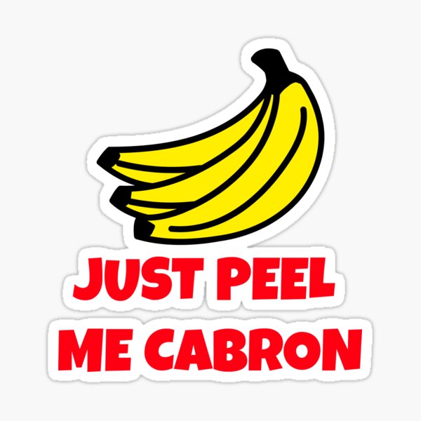 "Pop Art 90s, beautiful illustration, banana peel me" Sticker for Sale ...