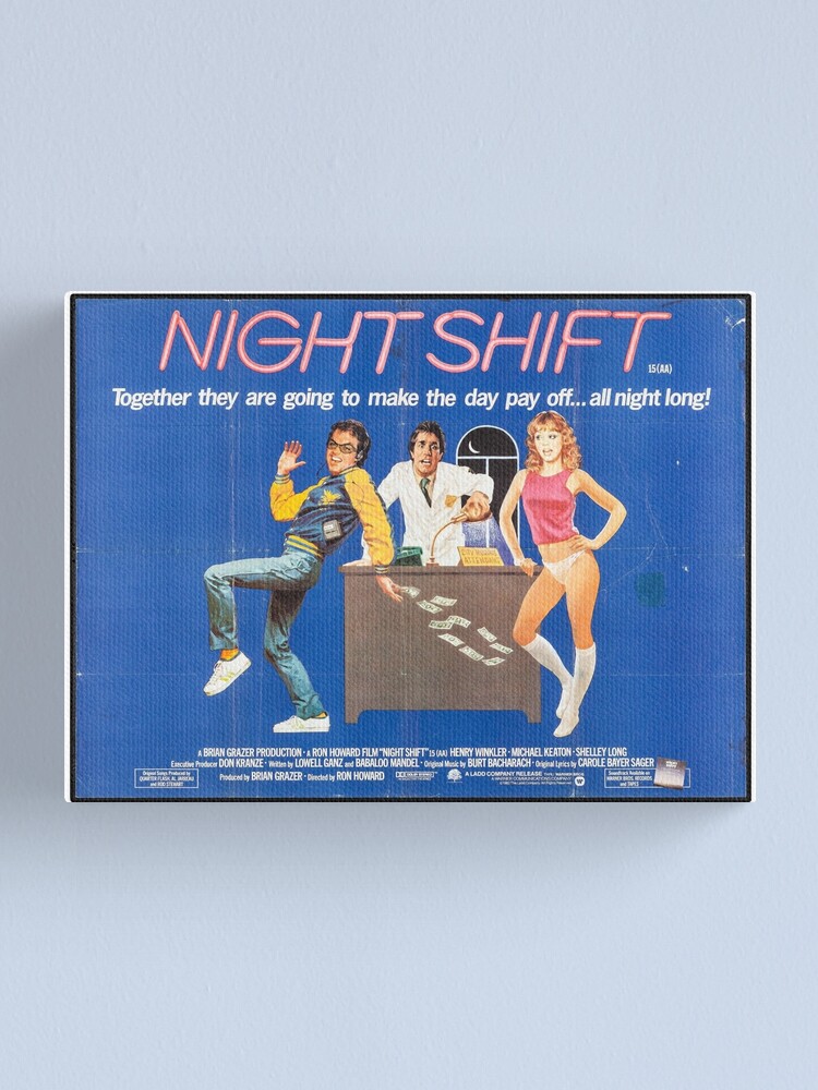 "Night Shift Movie Poster" Canvas Print for Sale by Cuttintees | Redbubble