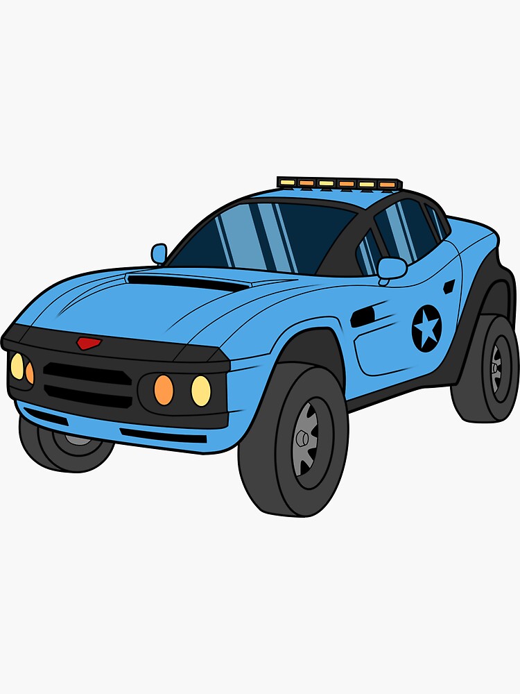 "Brawler Off-road Car Blue" Sticker for Sale by PyromaniacJoe | Redbubble