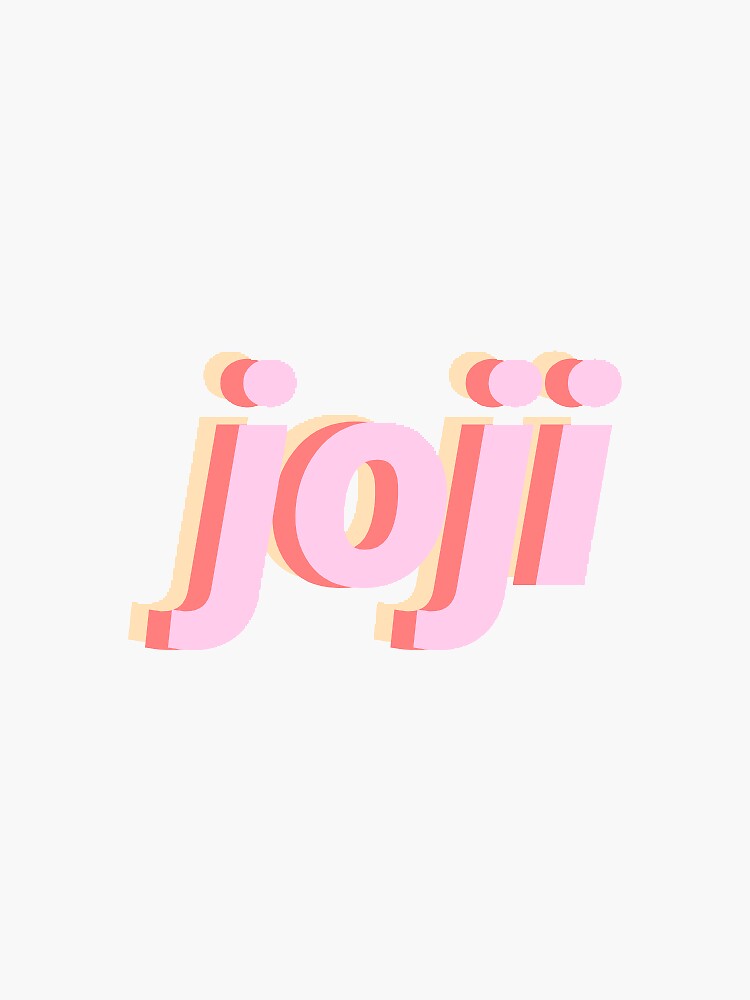 "joji" Sticker for Sale by sineadbarnes20 | Redbubble