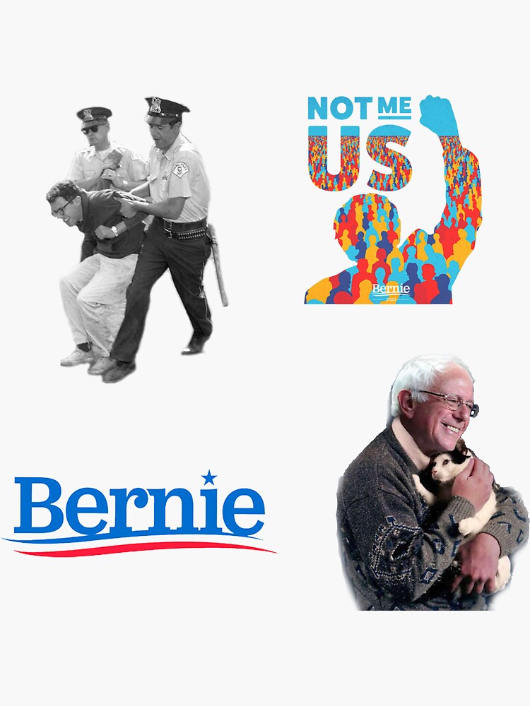 "Bernie 2020 Sticker Pack" Sticker for Sale by alyssamio | Redbubble