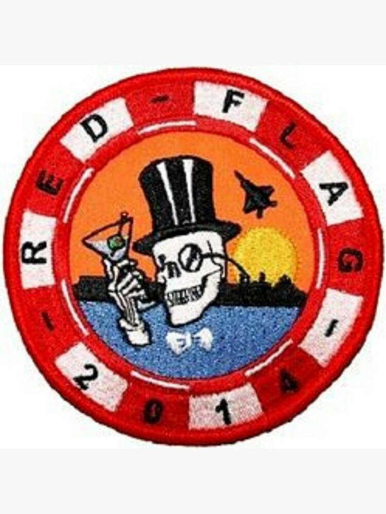 "USAF 95th Fighter Squadron RED FLAG 2014 Patch" Sticker by ...