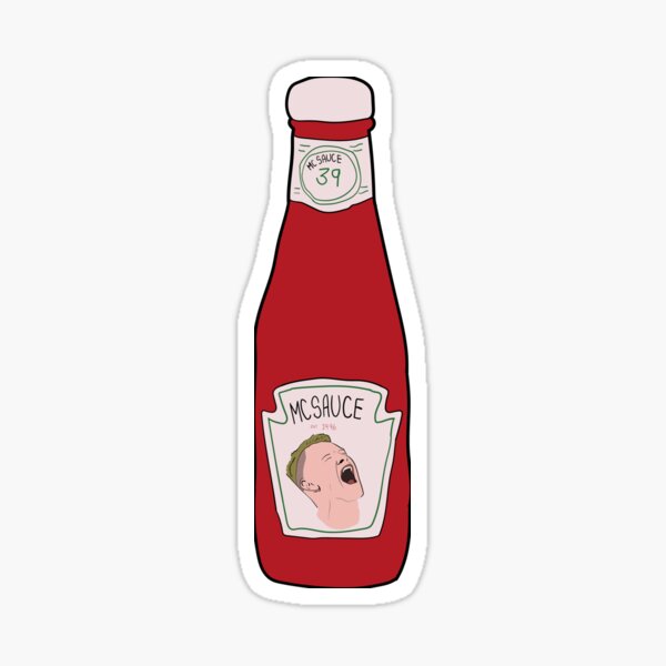 "Scott McTominay McSauce Ketchup Bottle" Sticker for Sale by Hevding ...