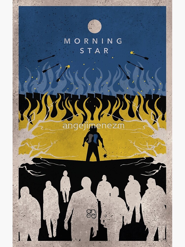 "MORNING STAR TWD S10" Art Print for Sale by angejimenezm | Redbubble