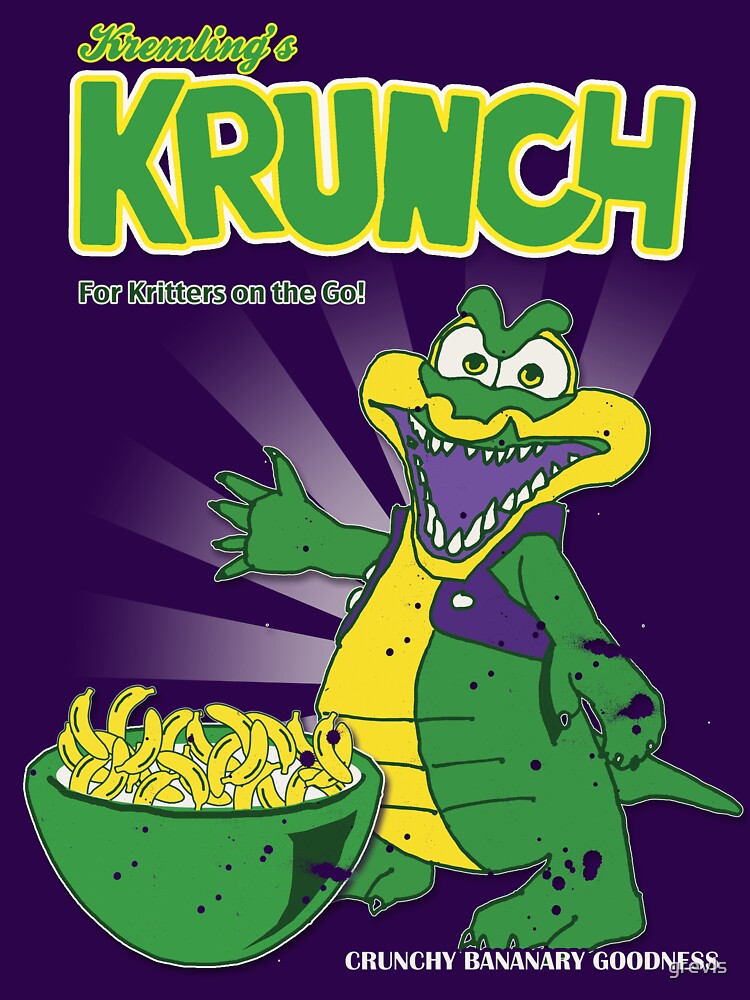 "Kremling's Krunch Cereal" Essential T-Shirt for Sale by grevls | Redbubble
