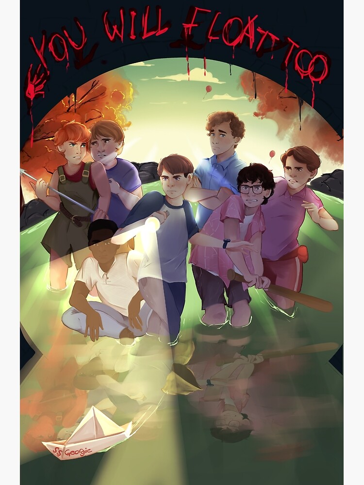 "YOU WILL FLOAT TOO" Poster by sophscribbles | Redbubble