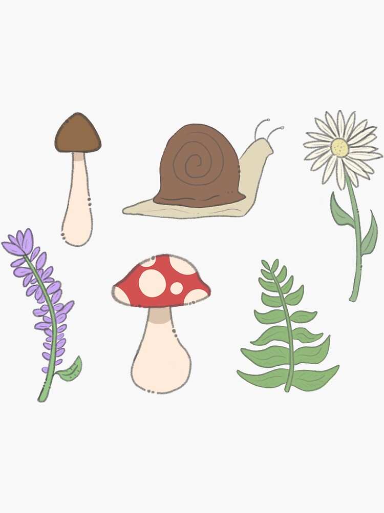 "cottagecore sticker set" Sticker for Sale by rainyfern | Redbubble
