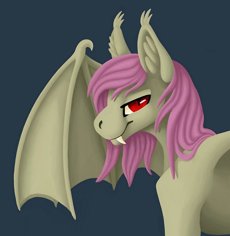 "flutterbat- fluttershy" by ShadowsArt | Redbubble