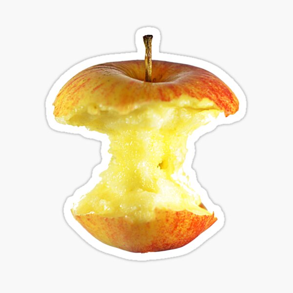 "apple core" Sticker for Sale by vartzbed | Redbubble