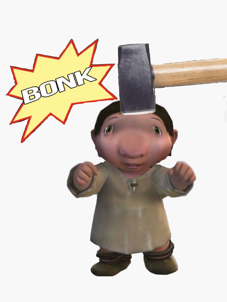 "Ice Age Baby BONK" Sticker for Sale by RoachGod | Redbubble