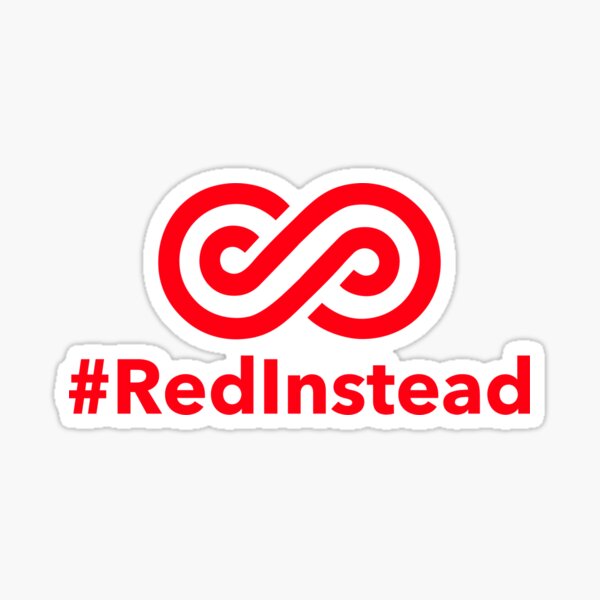"This April and Year-Round, Go Red Instead. " Sticker by neuroclastic ...