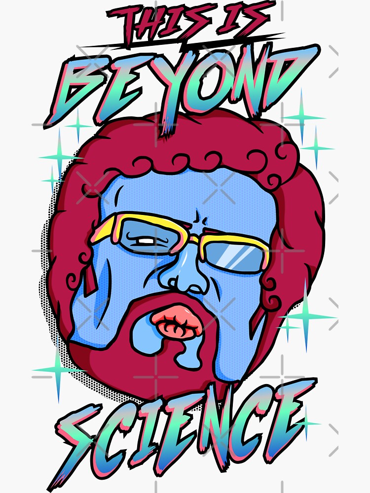 "This Is Beyond Science Meme" Sticker by therealsadpanda | Redbubble