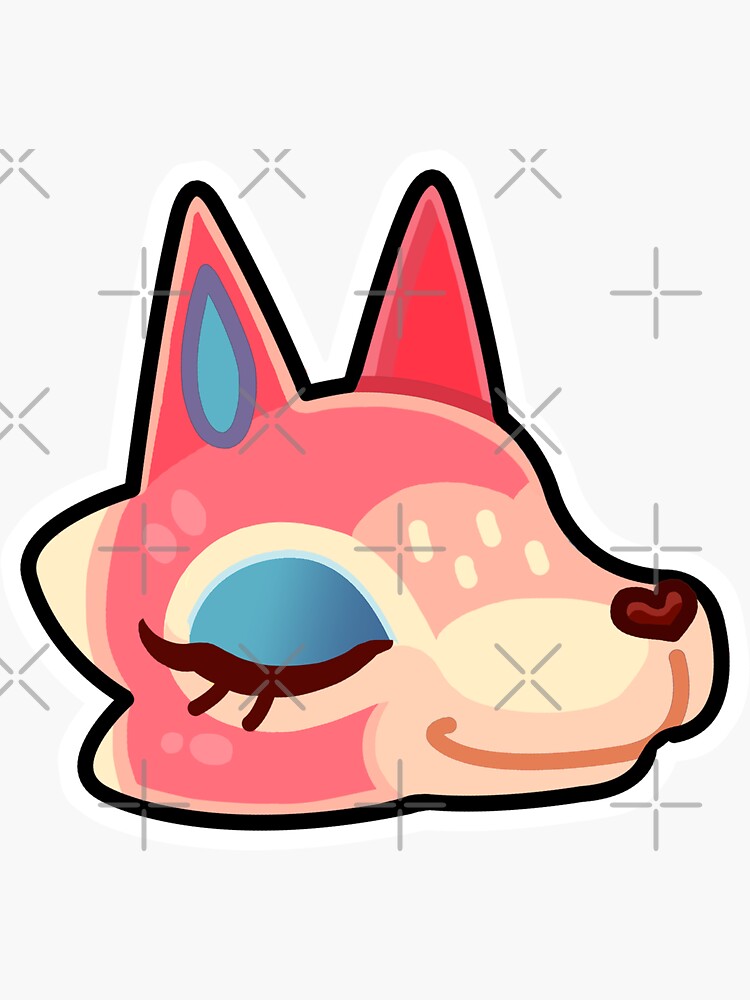 Pegatina «Pegatina ACNH Freya» de ViwitchedArt | Redbubble