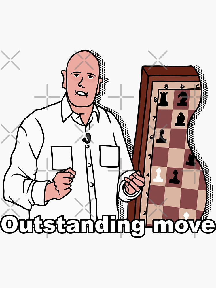 "What An Outstanding Move Meme" Sticker by therealsadpanda | Redbubble