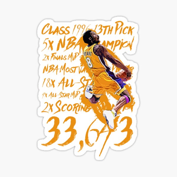 Kobe Bryant Stickers | Redbubble
