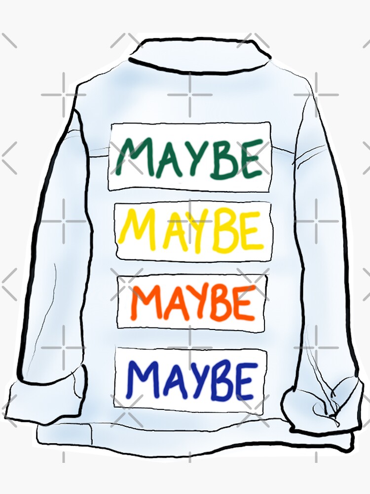 "Valley Maybe" Sticker for Sale by okie-dokie-art | Redbubble