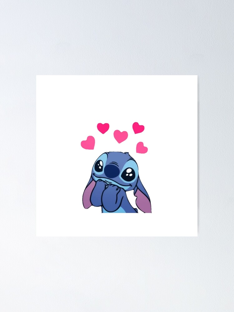 "Cute Stich" Poster for Sale by DesignByCaitXo | Redbubble