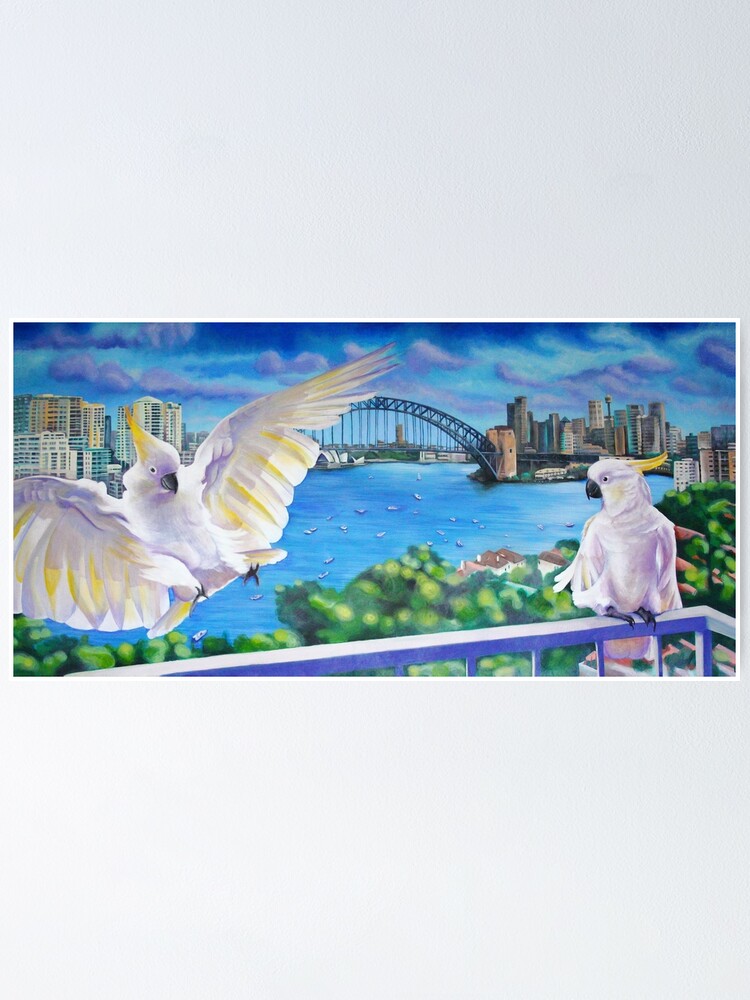 "Hello Sydney" Poster for Sale by lukekellyart | Redbubble