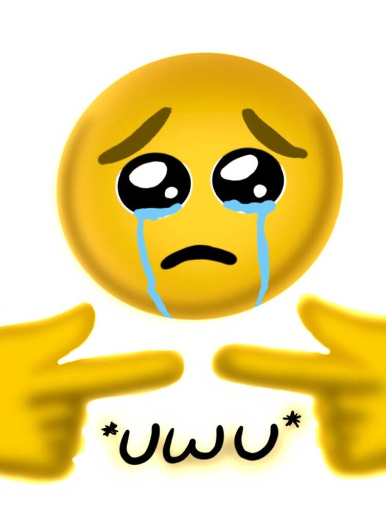 "Uwu crying" iPhone Case for Sale by krayolaa | Redbubble
