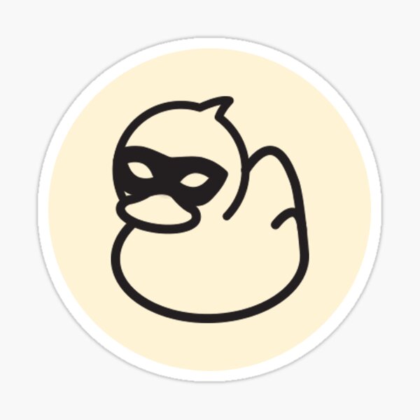 "Cosplay Duck Pastel Orange" Sticker by uow-cosplay | Redbubble