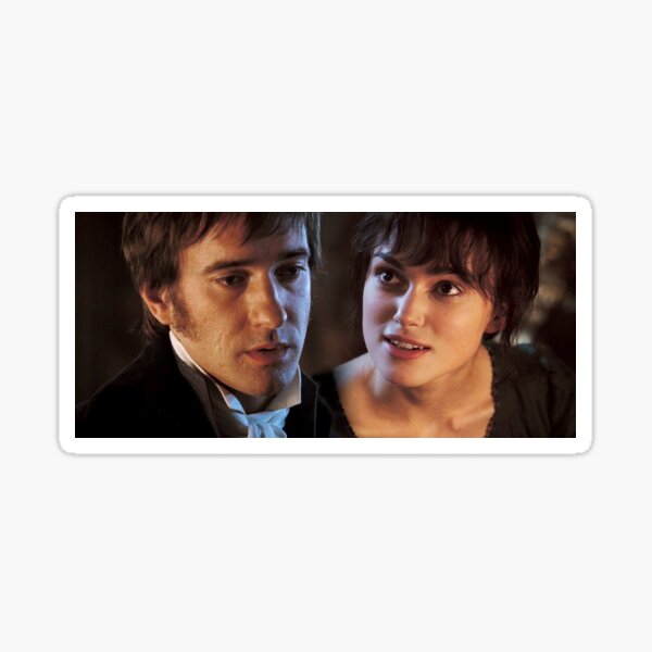 "Darcy and Lizzie" Sticker for Sale by l-hdz | Redbubble