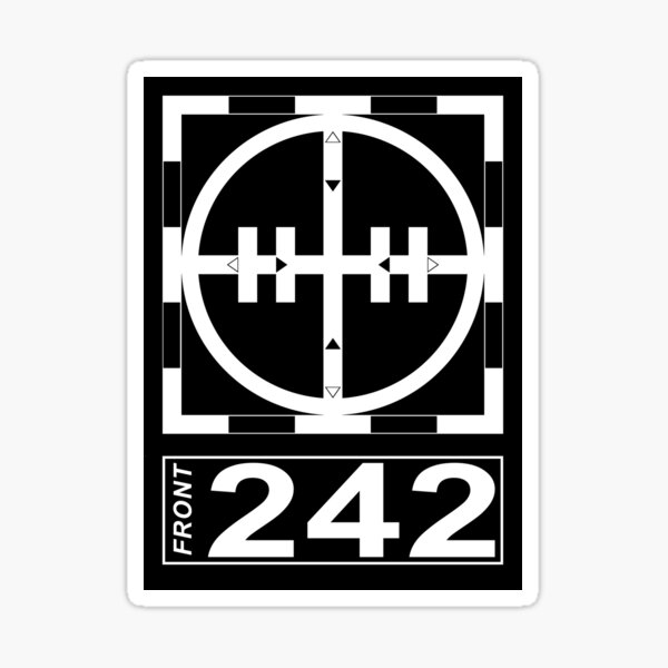 Front 242 Stickers | Redbubble