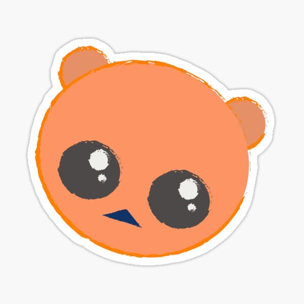 "Fuzzy Bear" Sticker for Sale by MagnifiqueGeek | Redbubble