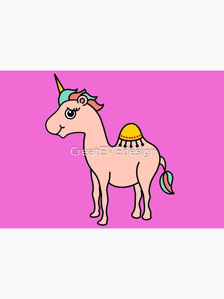 "Unicamel - a rare magical creature from Arabia. Camelcorn Unicorn ...