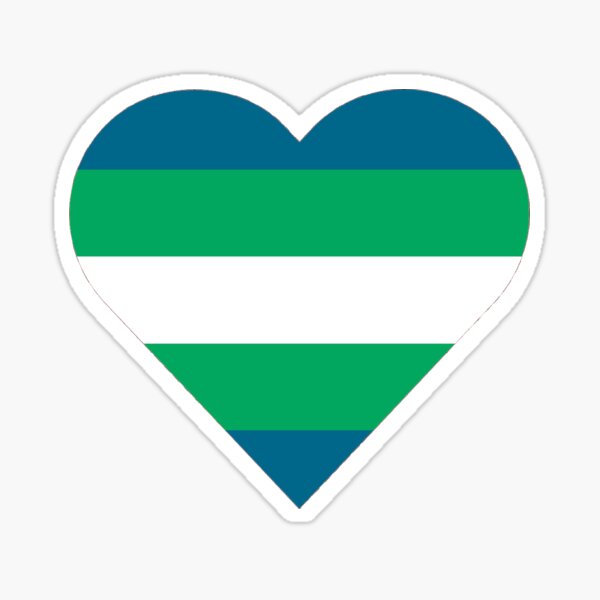 "Traumagenic System Flag Heart" Sticker for Sale by Owloftheice | Redbubble