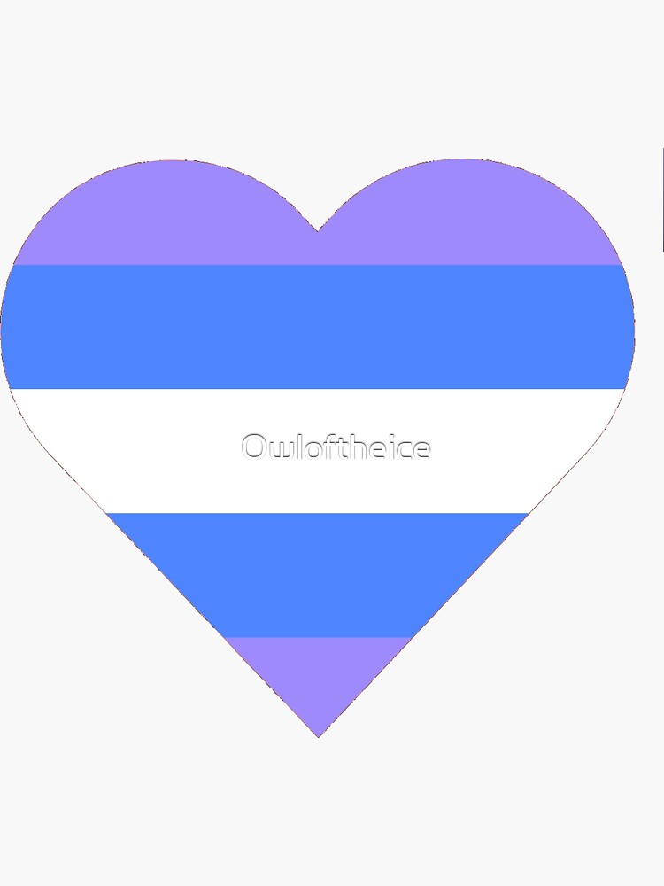 "Endogenic System Flag Heart" Sticker for Sale by Owloftheice | Redbubble